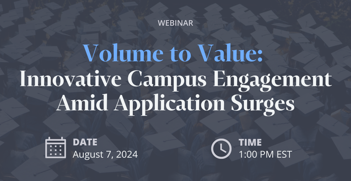 Watch On Demand: Volume to Value: Innovative Campus Engagement